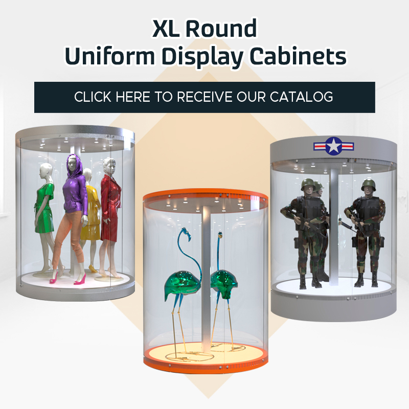 Uniform Display Cabinets | Mannequin Display Cabinets | Costume Display ...